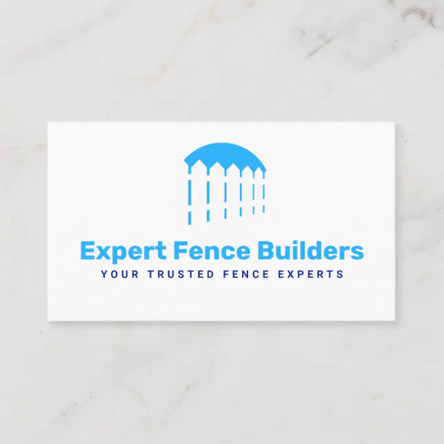 Fence Installation Installer Business Card | Zazzle