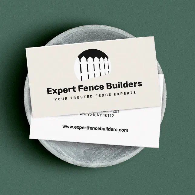 Fence Installer and Repair Business Card | Zazzle