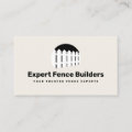 Fence Installer and Repair Business Card | Zazzle