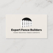 Fence Installer and Repair Business Card | Zazzle