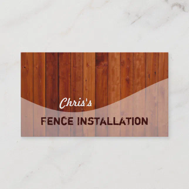 Fencing Business Cards | Zazzle