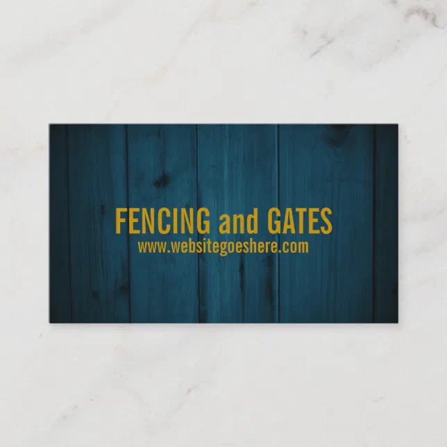 Fencing, Fence, Gate Business Card | Zazzle