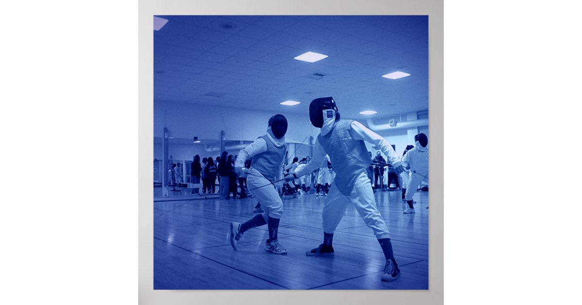 Fencing Poster | Zazzle