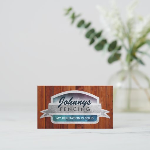 Fencing Slogans Business Cards | Zazzle