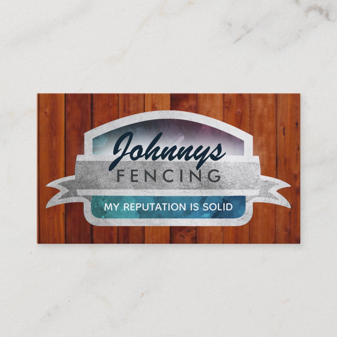 Fencing Slogans Business Cards | Zazzle
