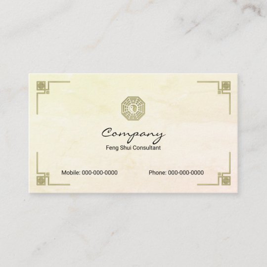 Feng Shui Business Card | Zazzle.com