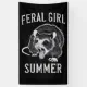 Feral Girl Summer Opossum Vintage Banner | Zazzle
