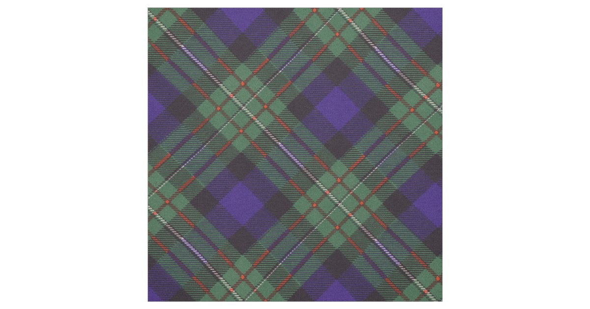 Ferguson clan Plaid Scottish tartan Fabric | Zazzle