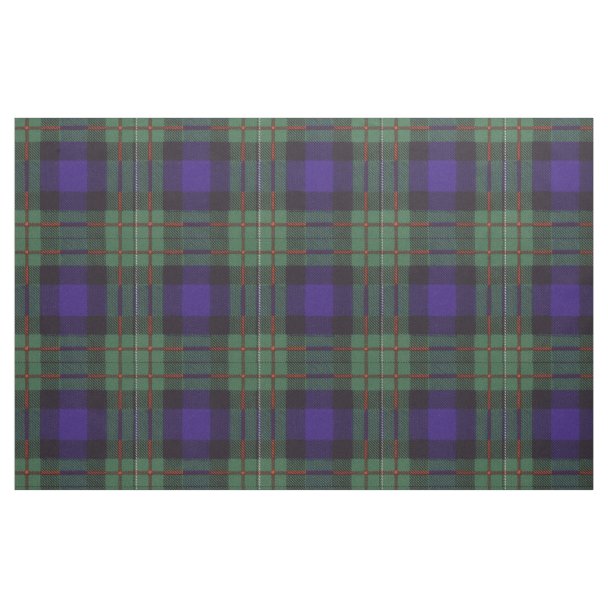 Clan Ferguson Tartan Fabric | Zazzle