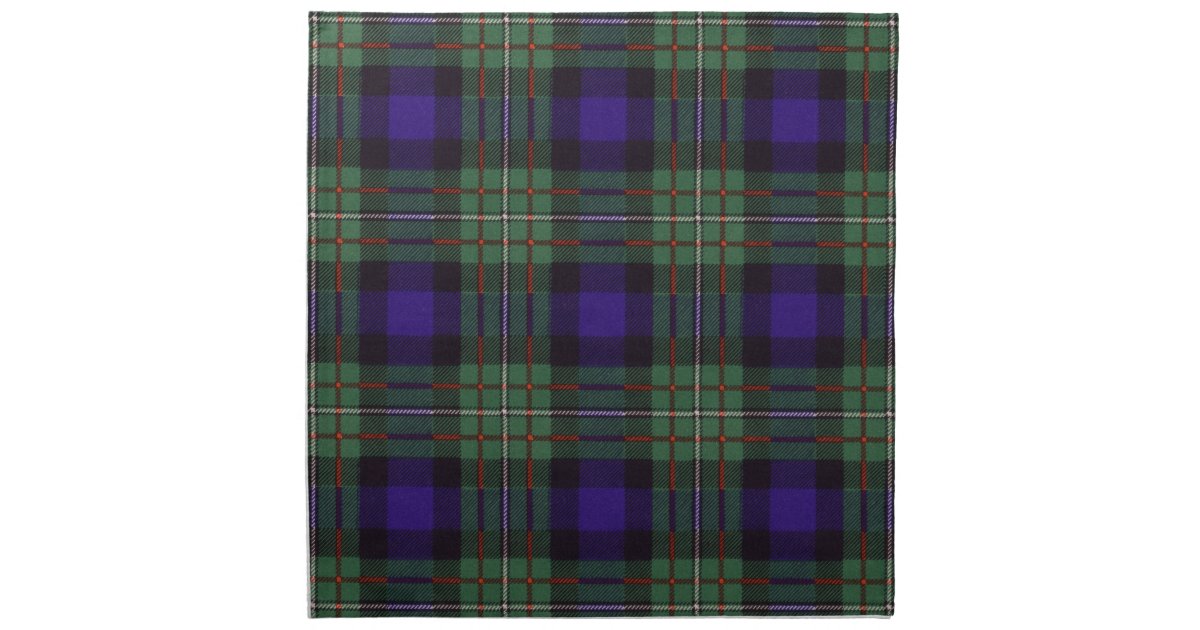 Ferguson clan Plaid Scottish tartan Napkin | Zazzle