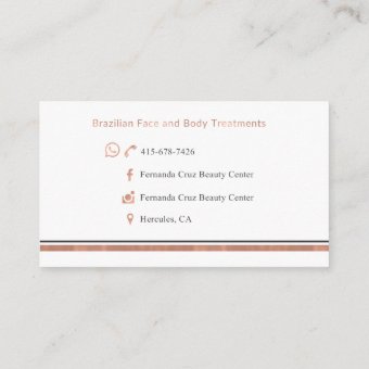 Fernanda Cruz Business Card | Zazzle