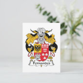 Fernandes Family Crest Postcard | Zazzle