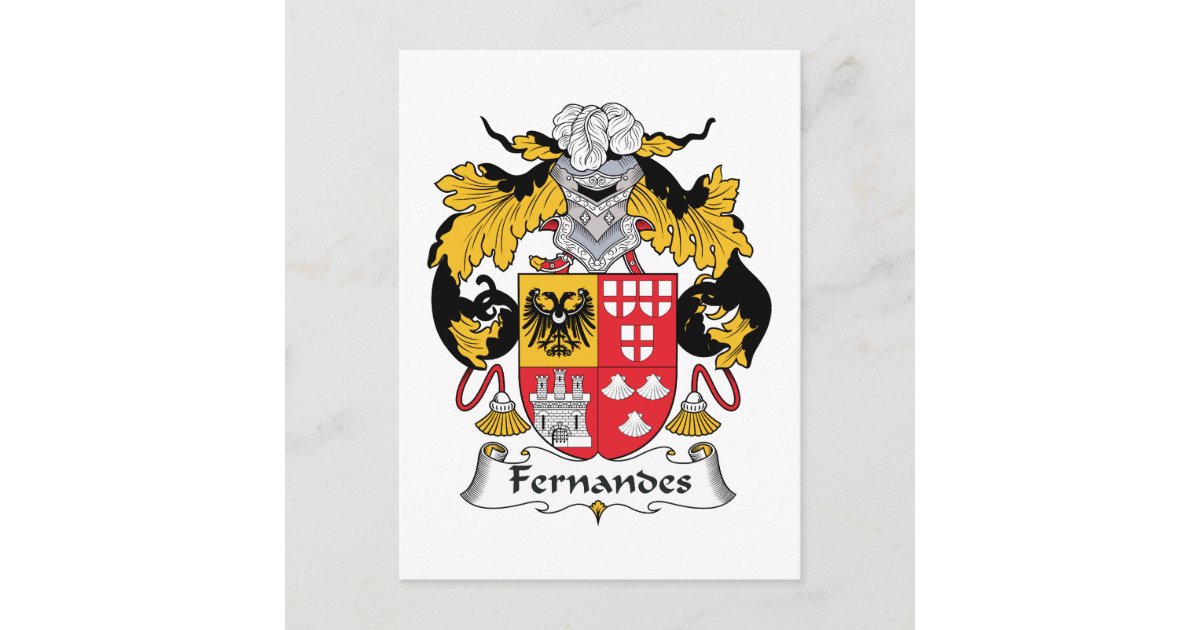Fernandes Family Crest Postcard | Zazzle