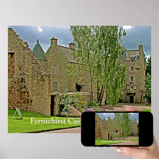 Ferniehirst Castle – Scottish Kerr Clan Poster | Zazzle