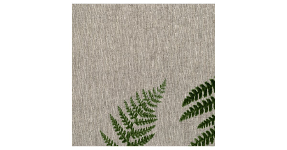Ferns Fabric | Zazzle