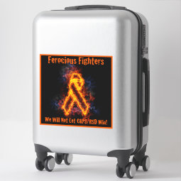 Ferocious Fighters LOGO Vinyl Decal | Zazzle
