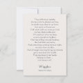 Ferret Memorial Poem Angel Wings Add Name Field Thank You Card | Zazzle