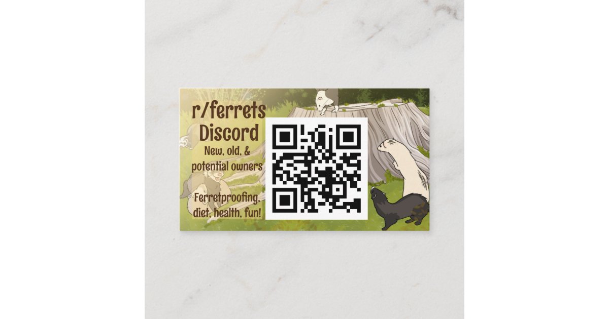 Ferrets Discord Card | Zazzle