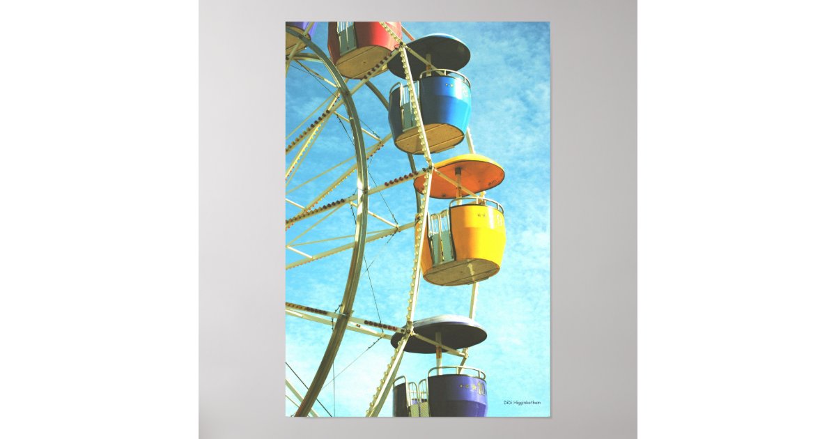 Ferris Wheel Poster | Zazzle