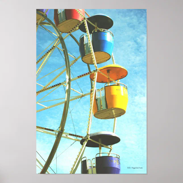 Ferris Wheel Poster | Zazzle