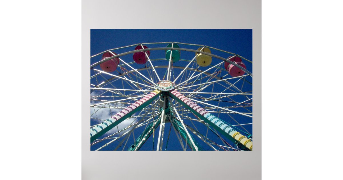 Ferris Wheel Poster | Zazzle