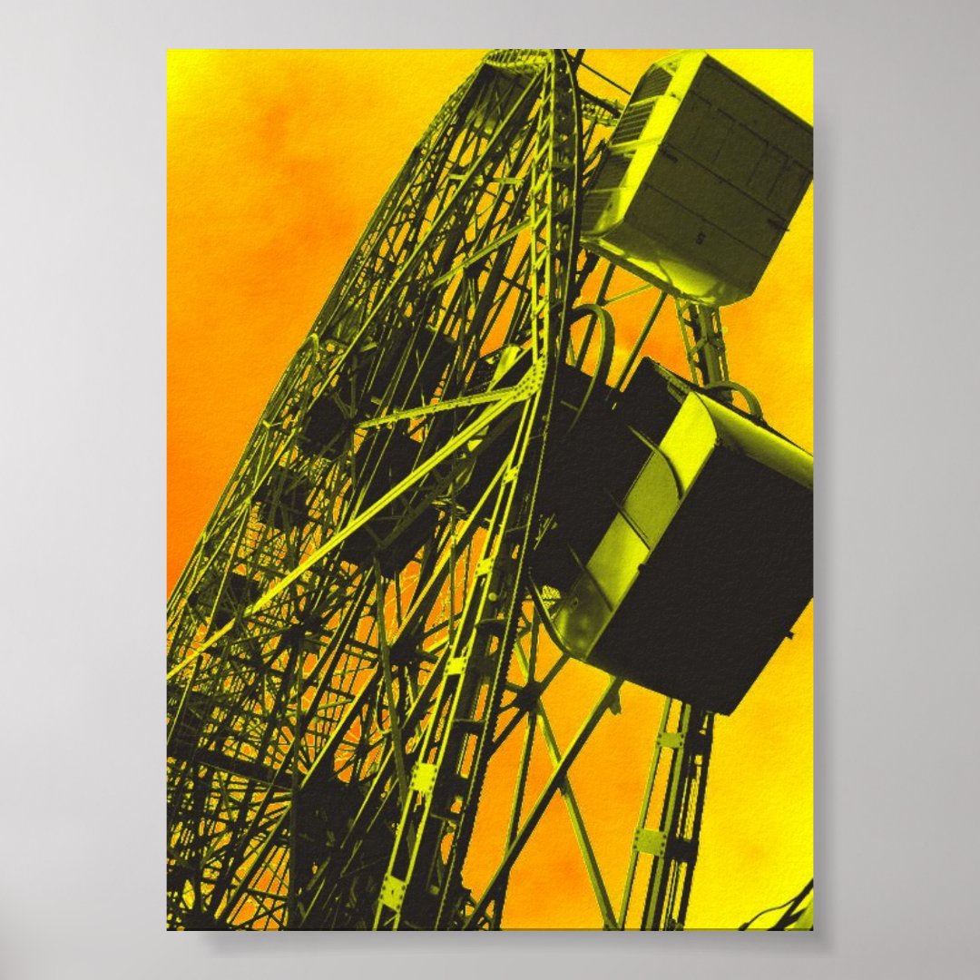 Ferris Wheel Poster | Zazzle