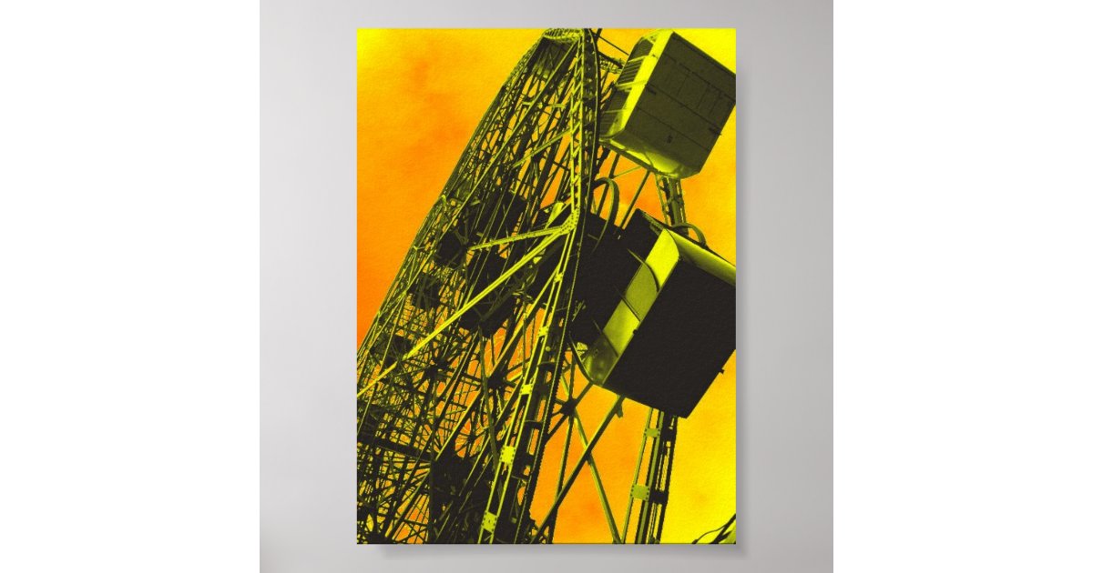 Ferris Wheel Poster | Zazzle