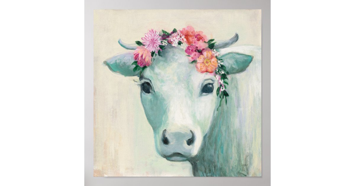 Festival Cow Poster | Zazzle