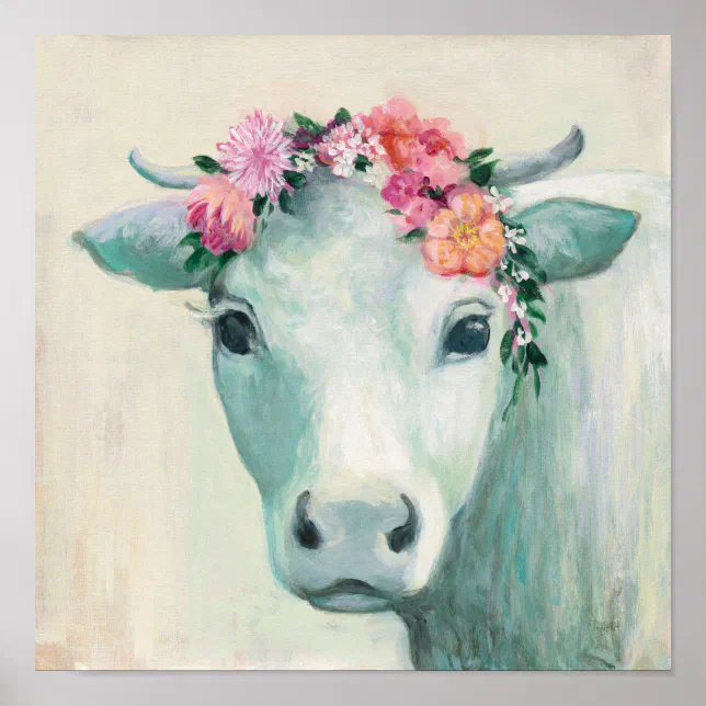 Festival Cow Poster | Zazzle