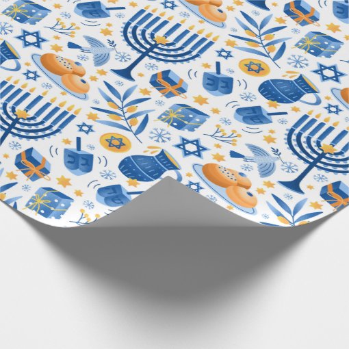 Festival Of Lights For Hanukkah Wrapping Paper | Zazzle