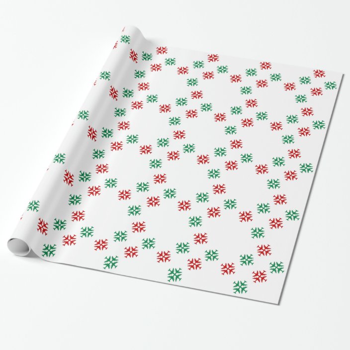 Festive Airplane Snowflakes Wrapping Paper | Zazzle.com