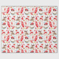 Festive Christmas beach Santa Holiday Wrapping Paper | Zazzle