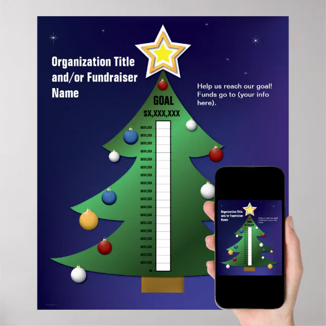 Festive Christmas Tree Chart | Zazzle