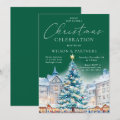 Festive City Corporate Christmas Party Invitation | Zazzle
