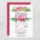 Festive Colorful Christmas Party Invitation | Zazzle