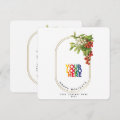 Festive Corporate Business Logo Christmas Card | Zazzle