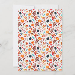 Festive Fall Colors Invitation | Zazzle