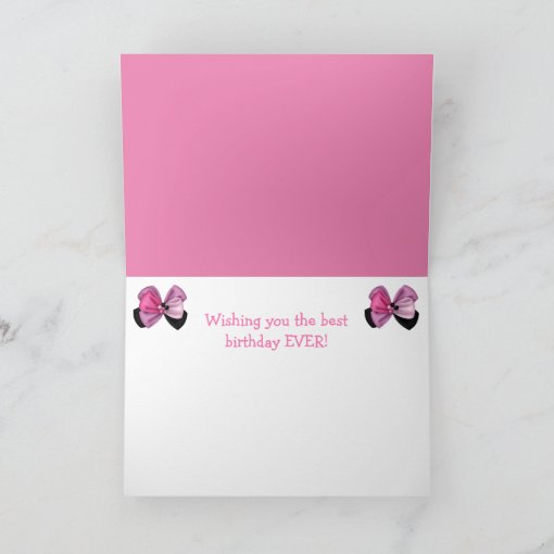 Festive Ferret Birthday Card | Zazzle