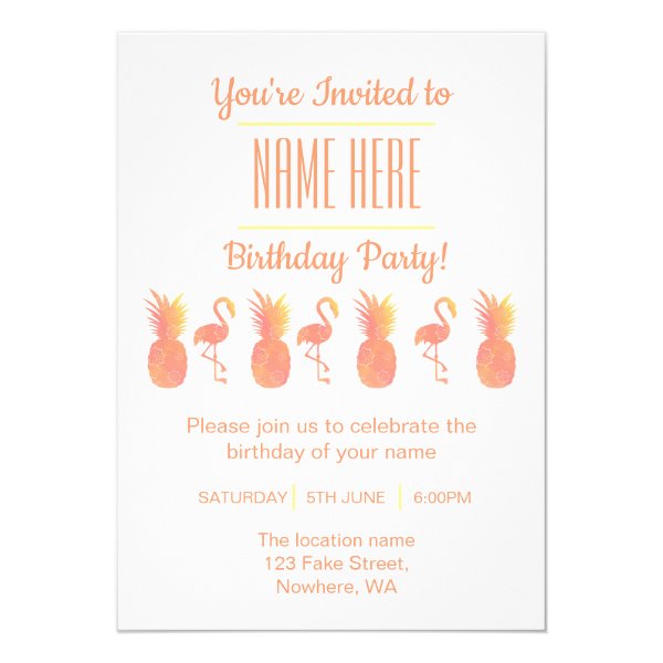 Fake Invitations | Zazzle