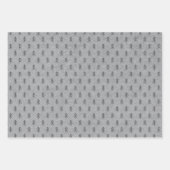 Festive flannel plaid wrapping paper - charcoal | Zazzle