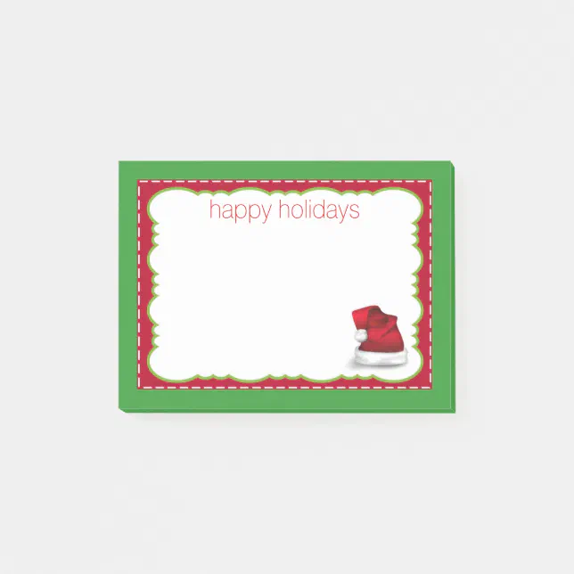 Festive Holiday Post-it® Notes | Zazzle