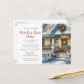Festive Home Holiday Open House Photo Invitation Postcard | Zazzle