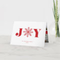 Festive Joy | Holiday Photo Collage Folded Card | Zazzle