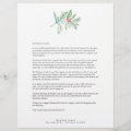 Festive Merry Christmas Letters Template Letterhead | Zazzle
