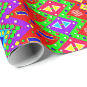 Festive Mexican Print Wrapping Paper, Glossy, Wrapping Paper | Zazzle