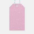 Festive Pink Gingerbread House Christmas Gift Tags | Zazzle