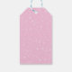 Festive Pink Gingerbread House Christmas Gift Tags | Zazzle