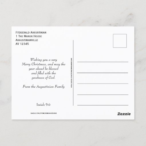 Festive Pudding BRITISH UNION JACK Christmas Postcard | Zazzle