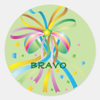 Bravo Stickers | Zazzle