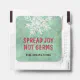 Festive "Spread Joy Not Germs" Custom Holiday Hand Sanitizer Packet ...
